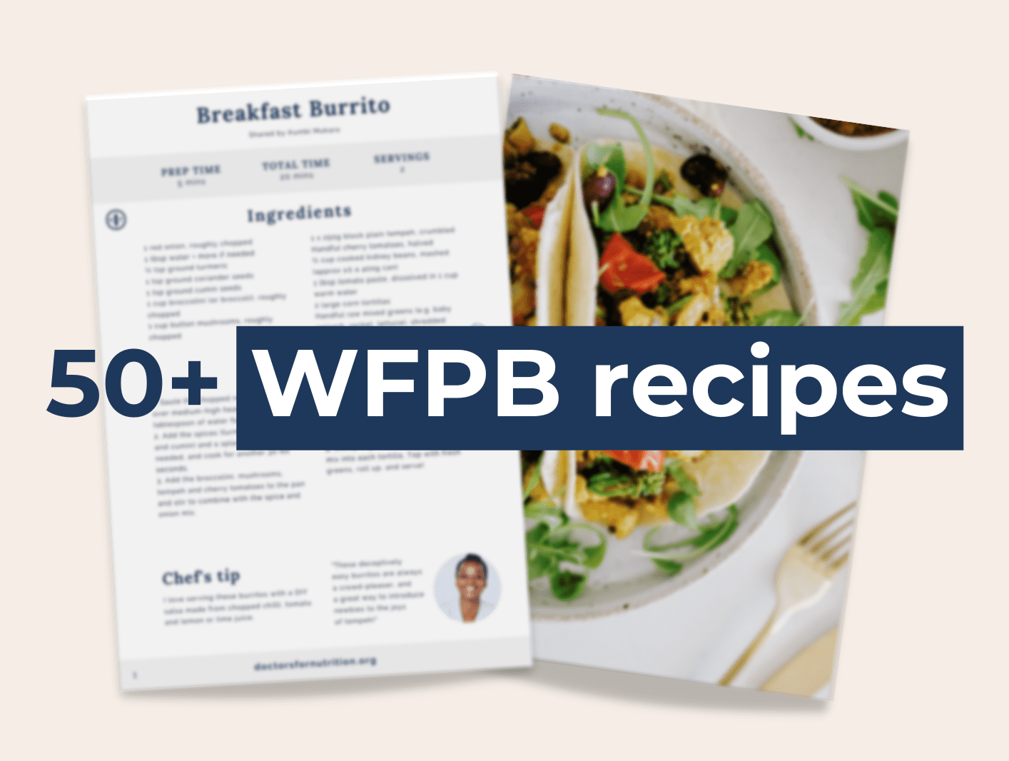 Our whole food plant based (WFPB) recipes | Doctors for Nutrition